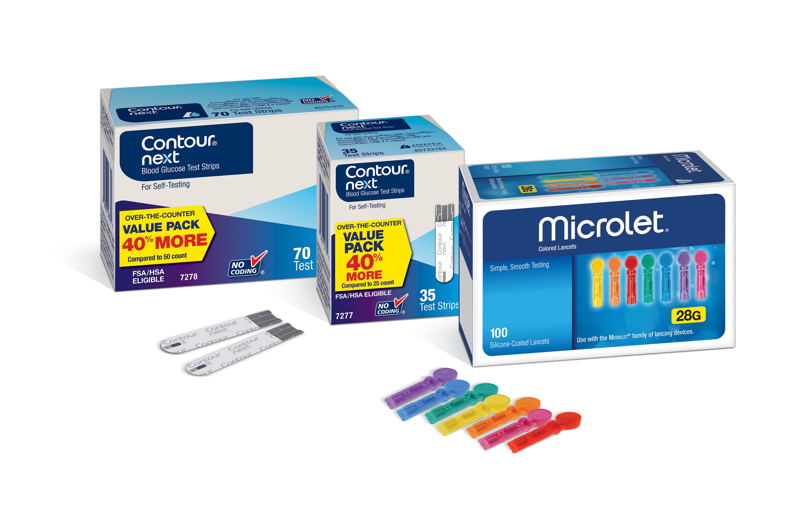 Lancets and Test Strips | CONTOUR® Essentials Bundle | Ascensia